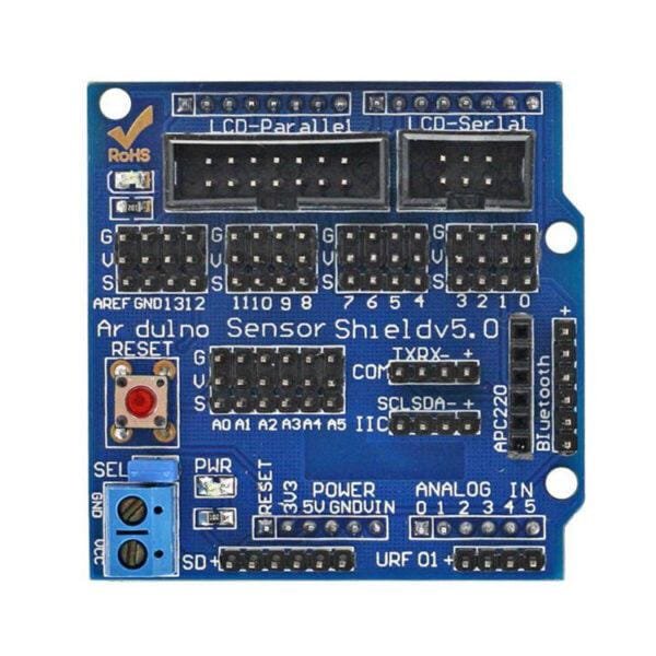 UNO R3 Sensor Shield V5 Expansion Board For Arduino - TechonicsLTD.com